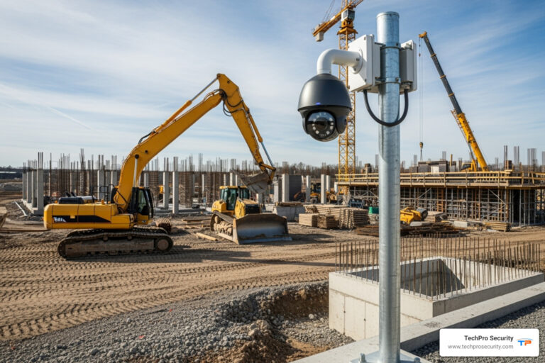 How to secure a construction site with cctv cameras #1